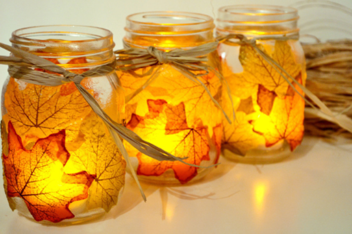Seasonal Crafts: Autumn Pumpkins and Candle Holders | Western Nevada ...