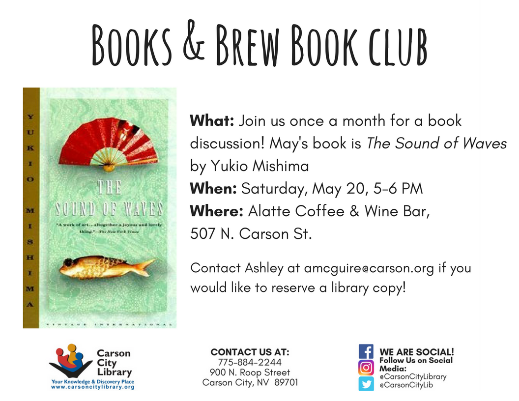 Books & Brew Book Club | Carson City Library | Nevada Events