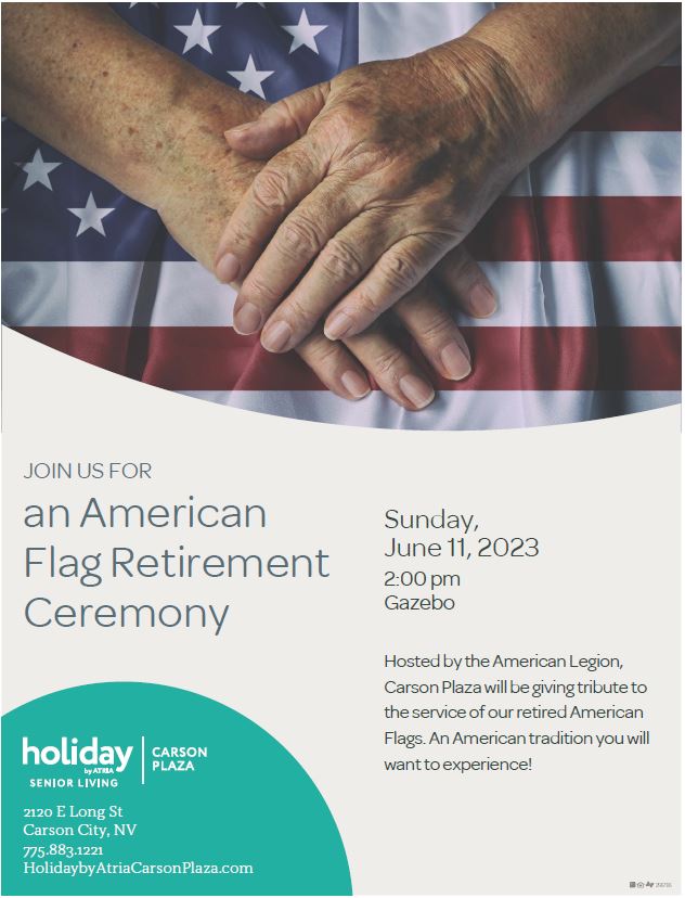American Flag Retirement Ceremony | Carson Plaza | Nevada Events