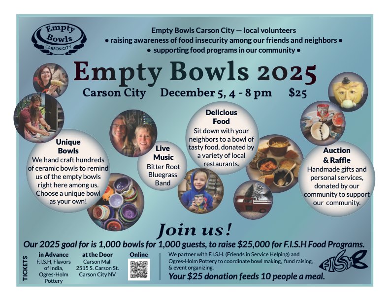 Empty Bowls Carson City | Carson Mall | Nevada Events