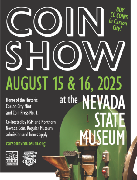 Carson City Mint Coin Show | Nevada State Museum | Nevada Events